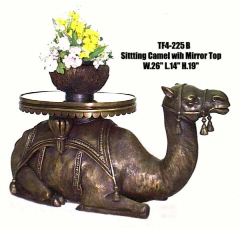Kneeling Camel Cocktail Table | Bronze Statues and Fountains