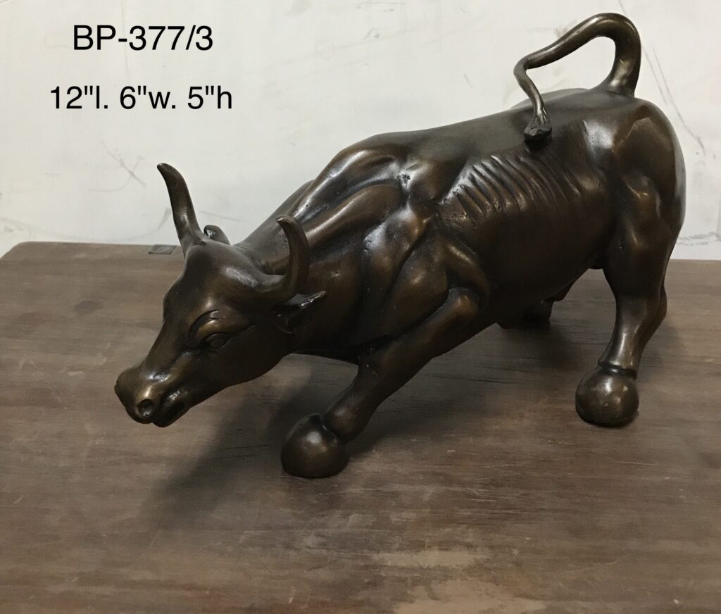 Small Wall Street Bull - Bronze Statues and Fountains